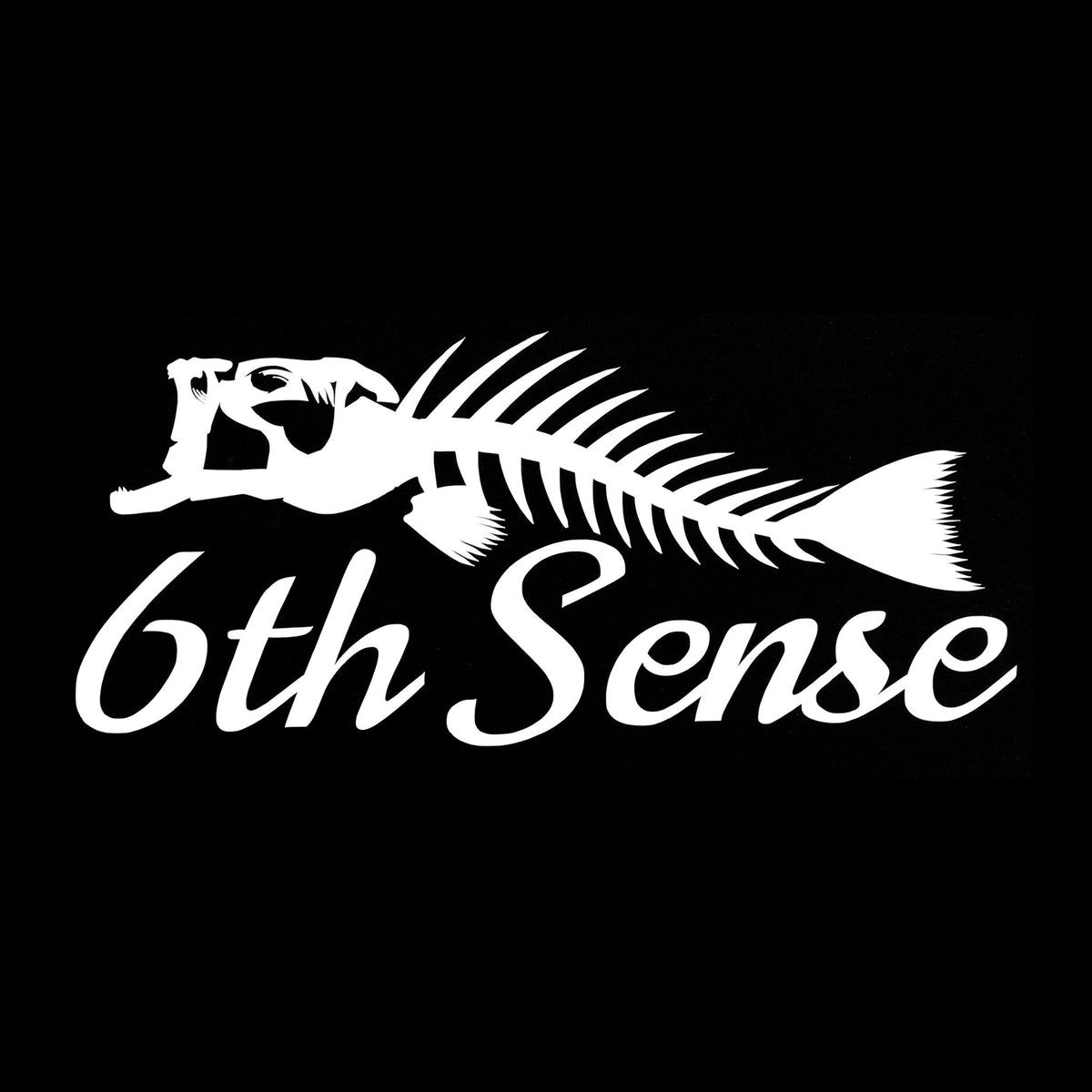6th Sense Fishing - Gear - 'Fish Bones' Decal – 6th Sense Fishing Wholesale